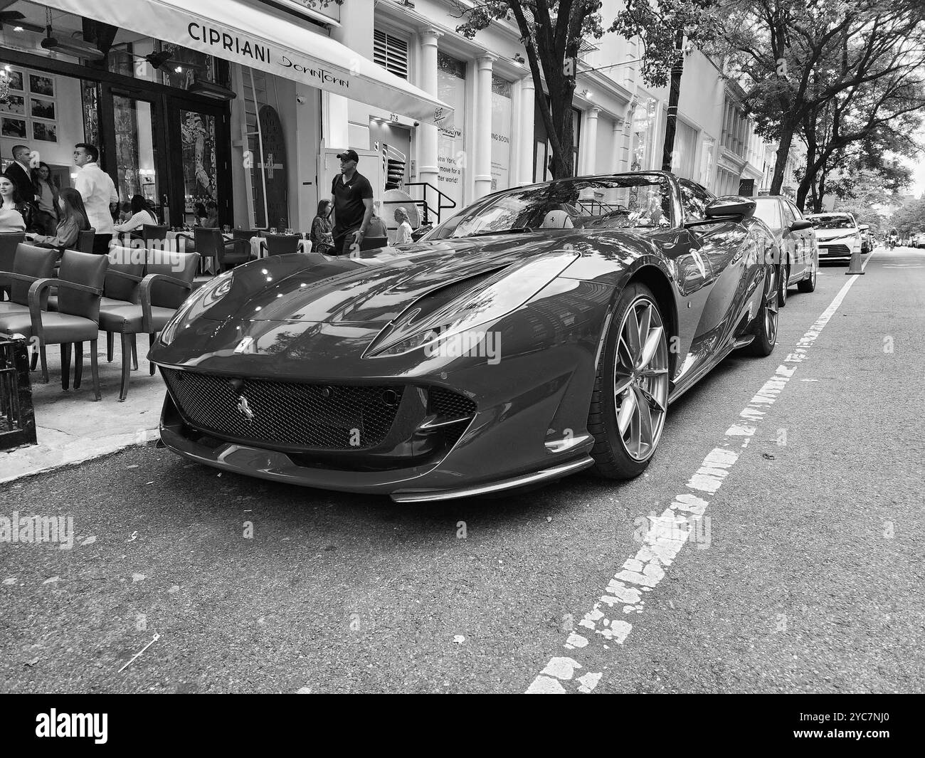 New York City, USA - June 03, 2023: Ferrari 812 GTS Superfast ...