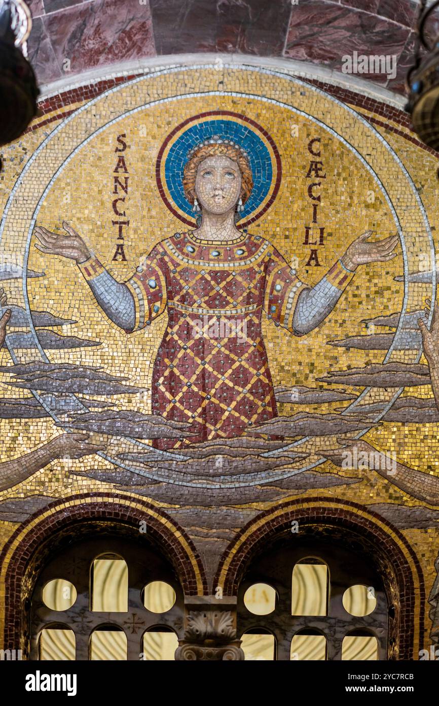 Crypt, Basilica of Santa Cecilia in Trastevere, Roma, Lazio, Italy ...
