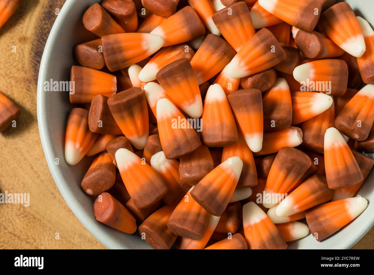Sweet Chocolate Candy Corn for Halloween and Thanksgiving Stock Photo ...