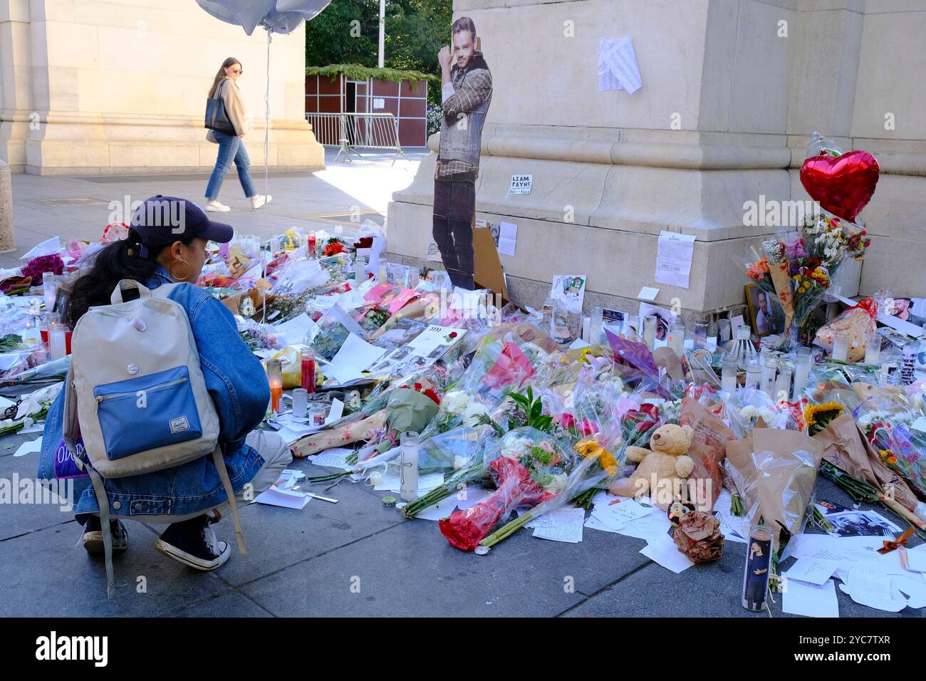 New York City, NY, USA. 21st Oct, 2024. Fan's of Liam Payne have made a ...