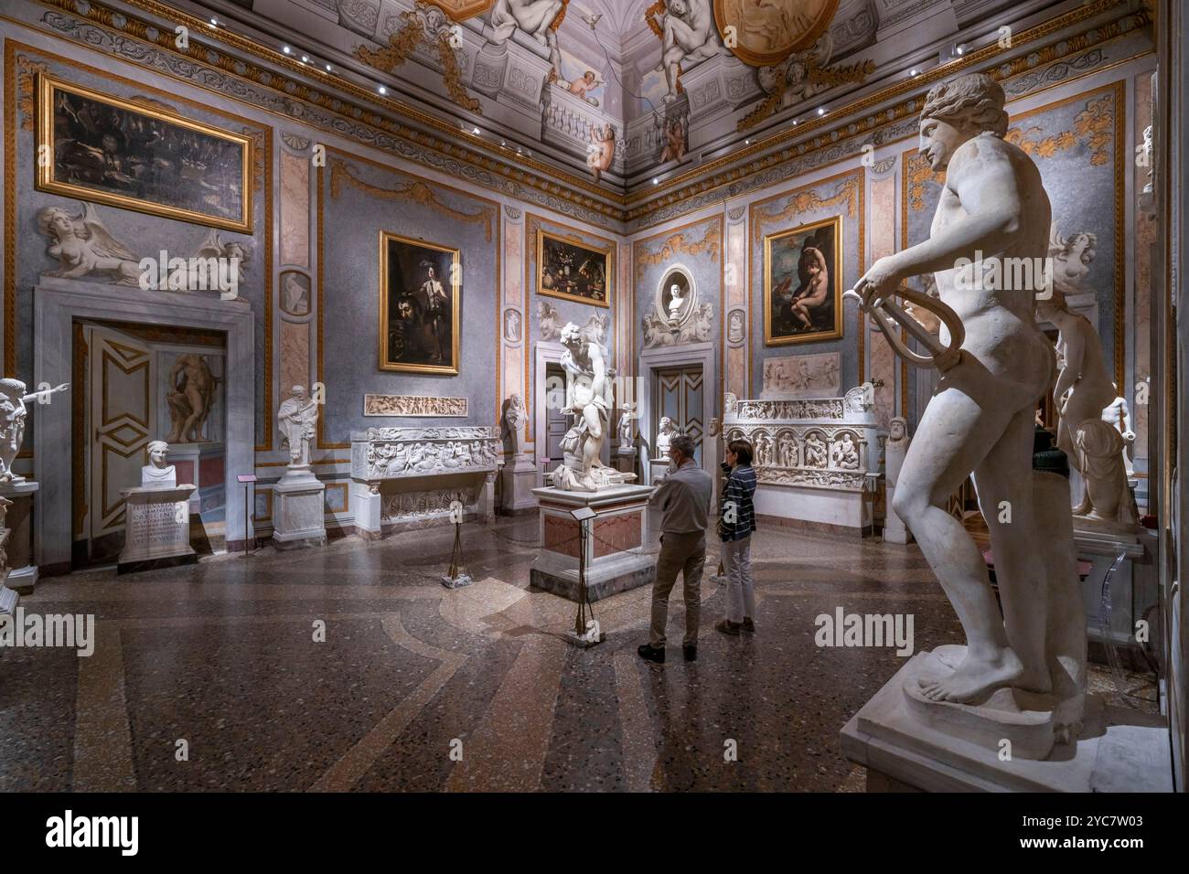 Gian Lorenzo Bernini, David, 1623, Villa Borghese museum, Roma, Lazio ...