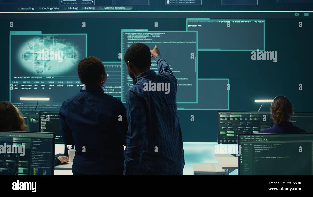 Cyber security team conducting hi-res stock photography and images - Alamy