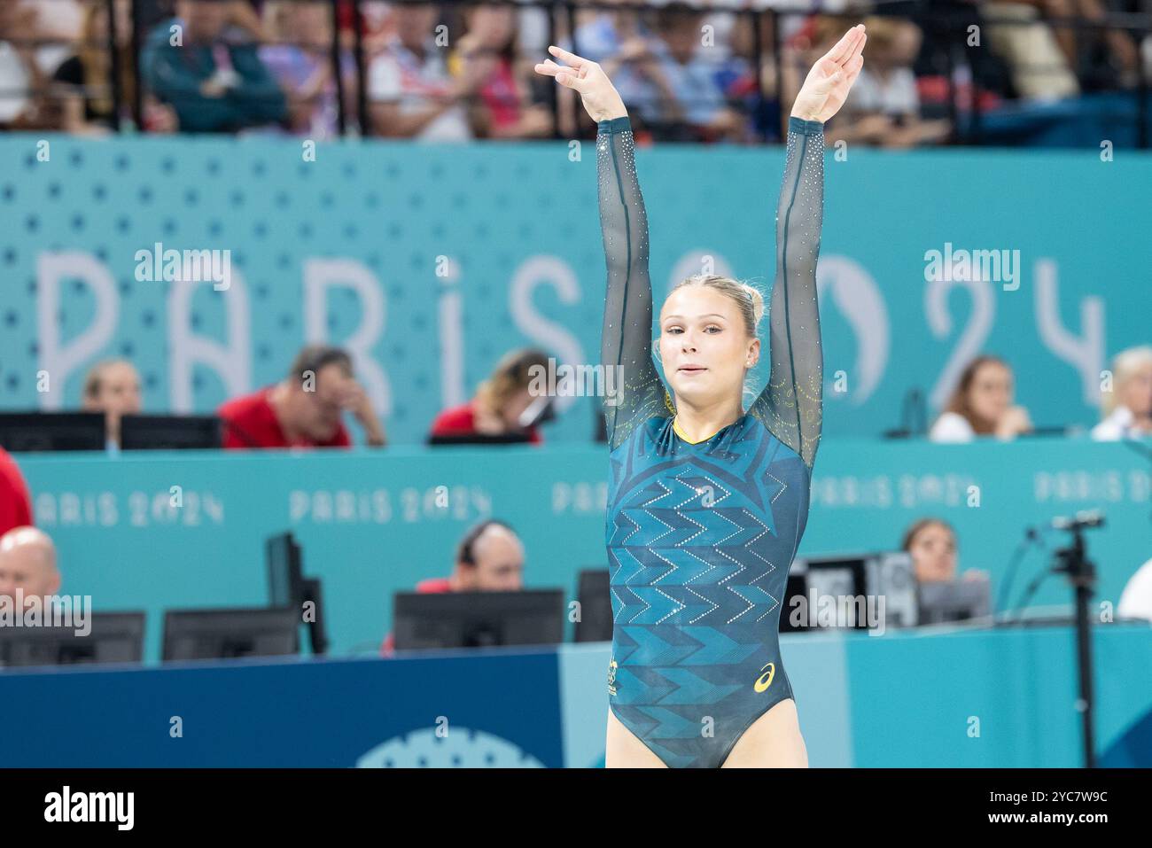 August 01, 2024: Ruby Pass of Australia performs in the Women's ...