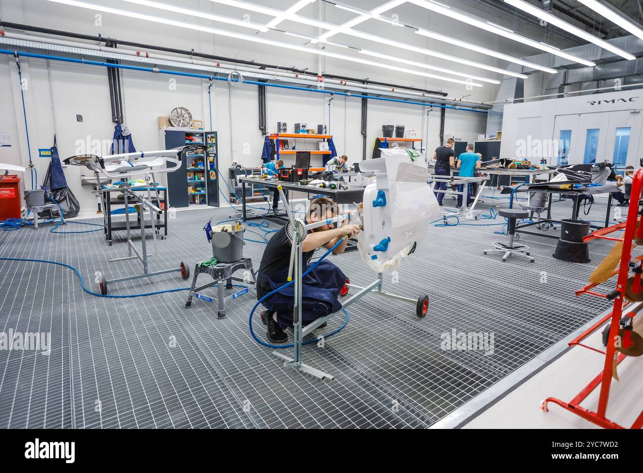 Zagreb, Croatia, 171024. Rimac Campus. Presentation of the new Nevera R ...