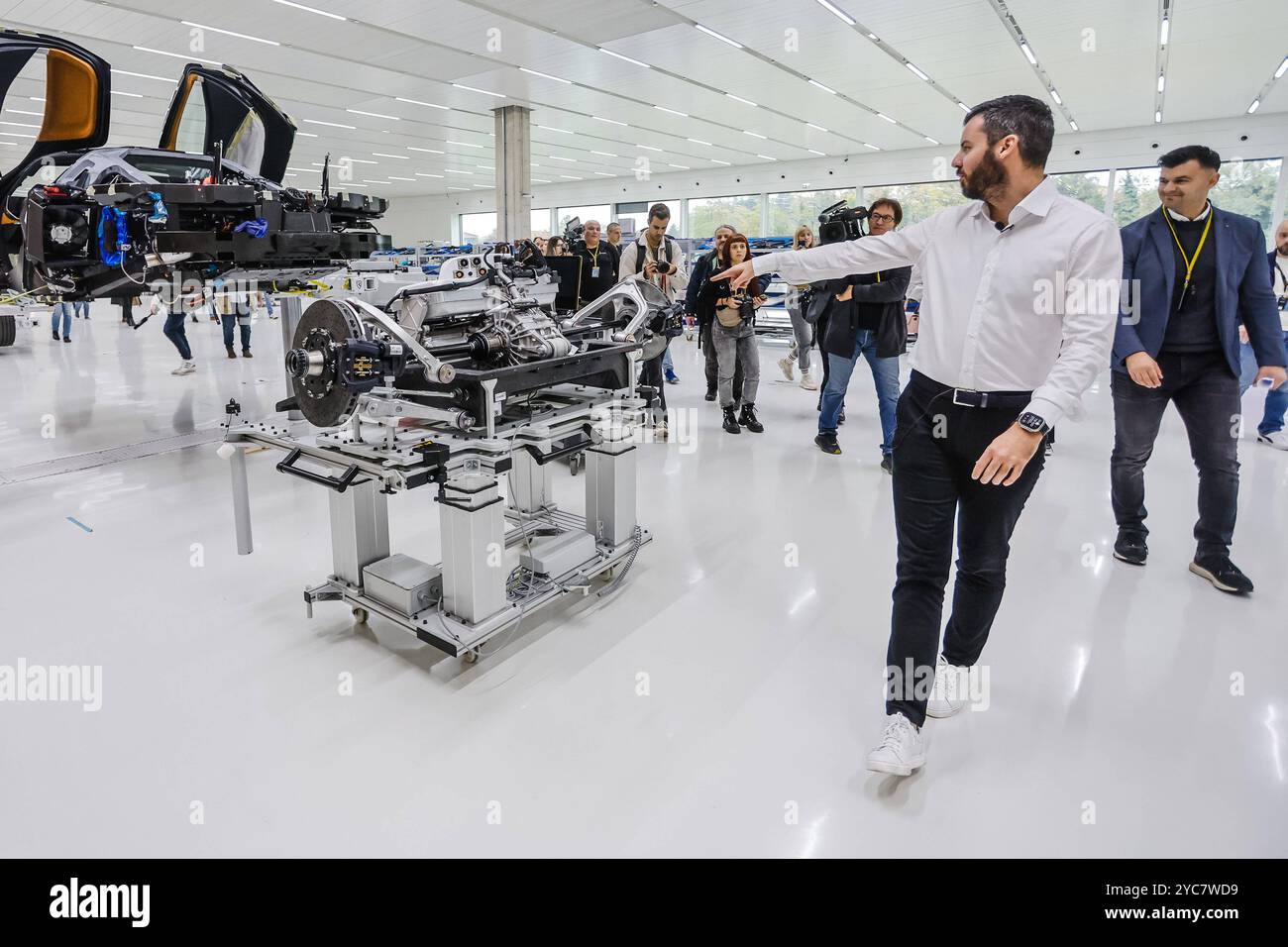 Zagreb, Croatia, 171024. Rimac Campus. Presentation of the new Nevera R ...