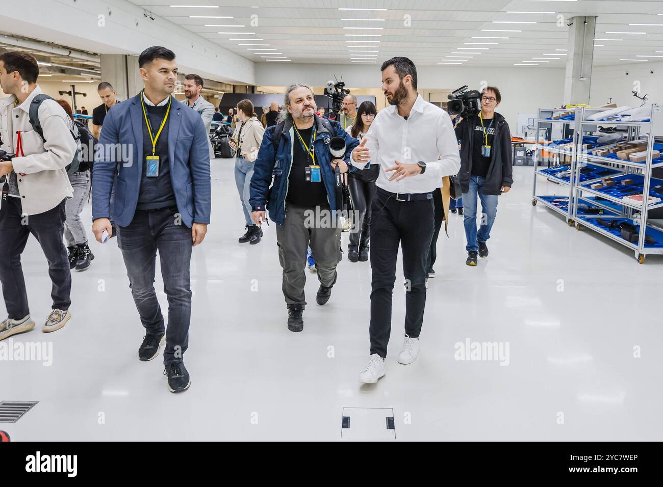 Zagreb, Croatia, 171024. Rimac Campus. Presentation of the new Nevera R ...