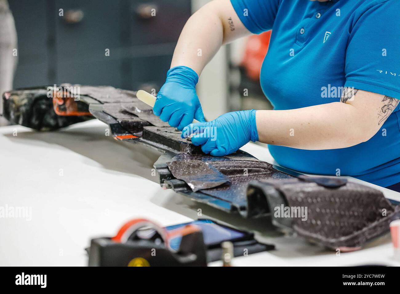 Zagreb, Croatia, 171024. Rimac Campus. Presentation of the new Nevera R ...