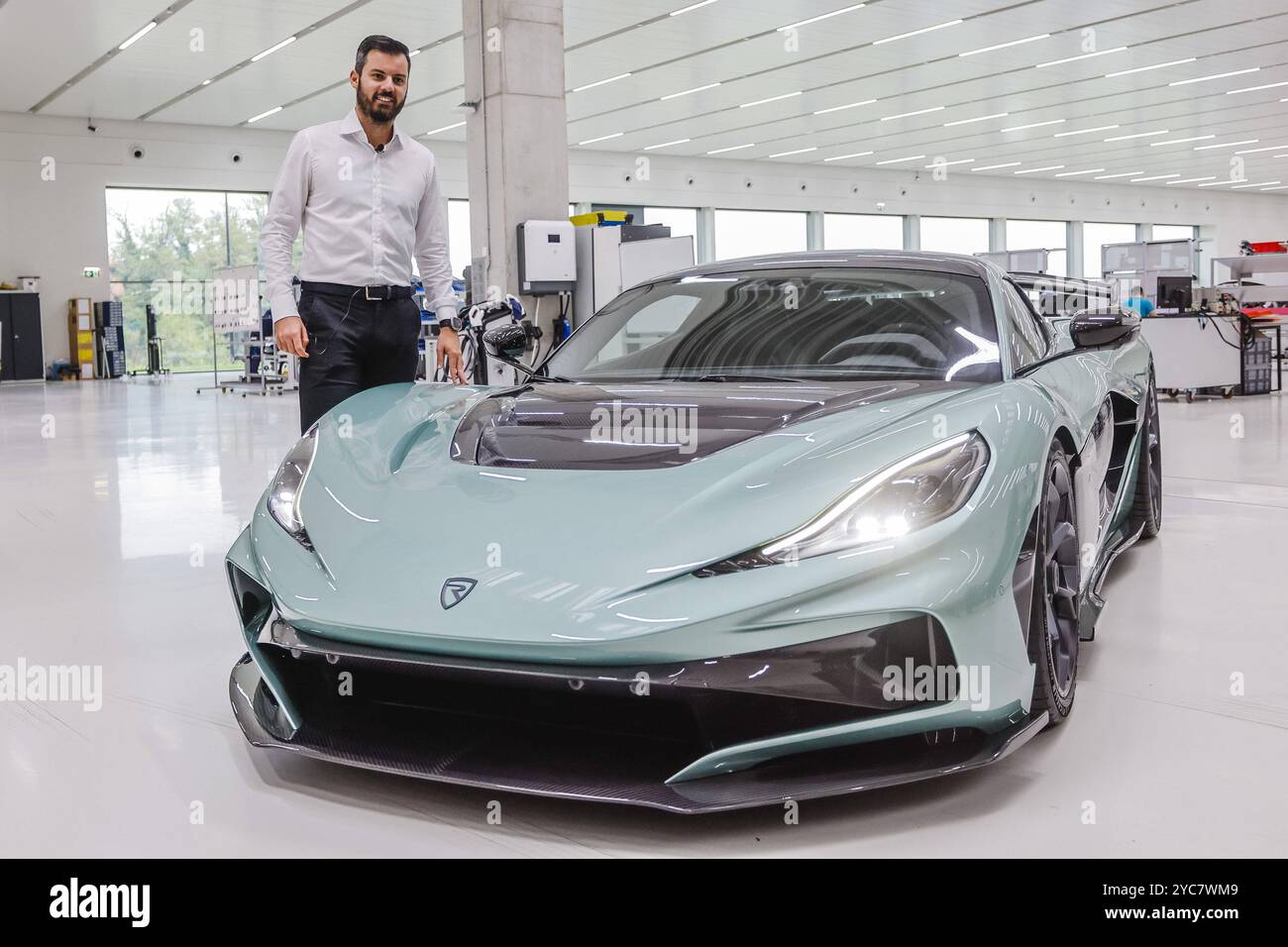 Zagreb, Croatia, 171024. Rimac Campus. Presentation of the new Nevera R ...
