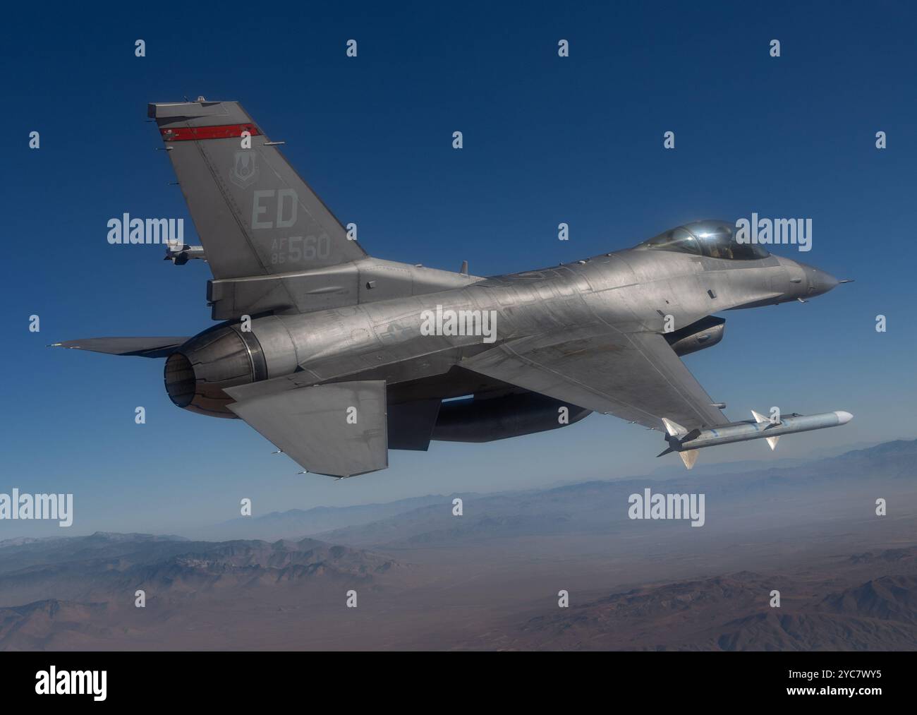 U.S. Air Force Maj. Daniel LaCroix, a Test Pilot at Edwards AFB, leads ...