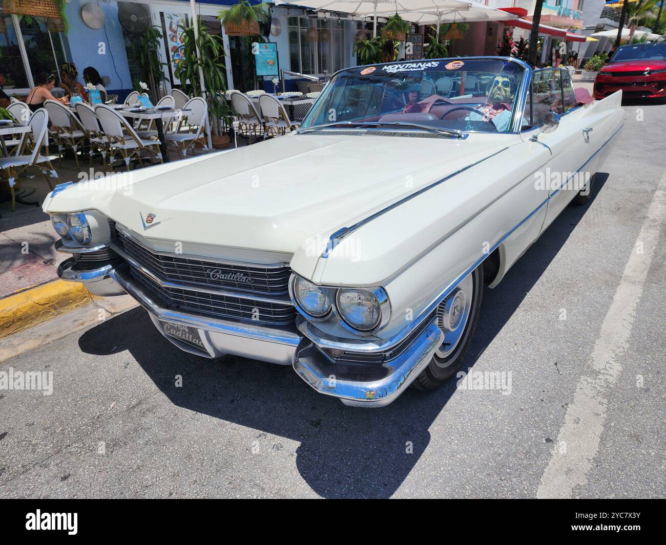 Miami Beach, Florida USA - June 5, 2024: 1964 Cadillac Coupe DeVille ...
