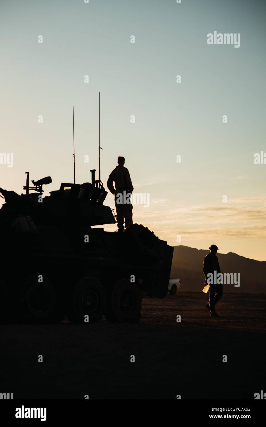 U.S. Marines with 4th Light Armored Reconnaissance Battalion, 4th ...