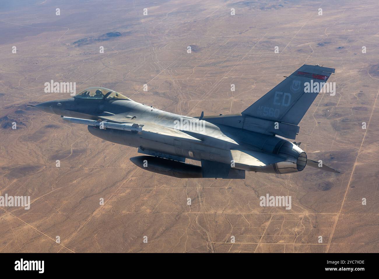 U.S. Air Force Maj. Daniel LaCroix, a Test Pilot at Edwards AFB, leads ...