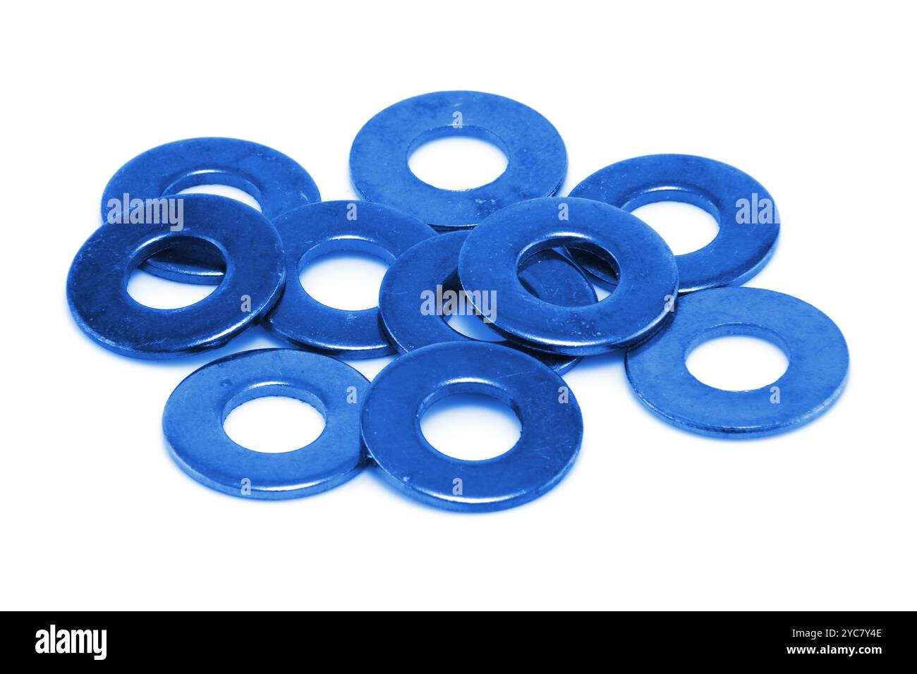 Metallic washers Cut Out Stock Images & Pictures - Alamy