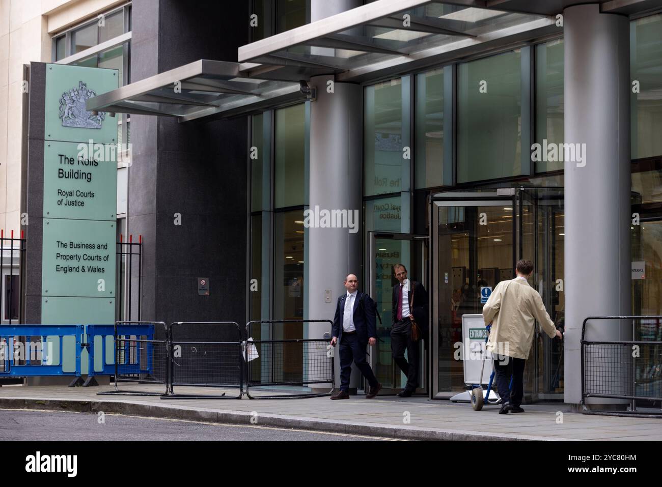 Exterior of the Rolls Building, The Royal Courts of Justice The ...