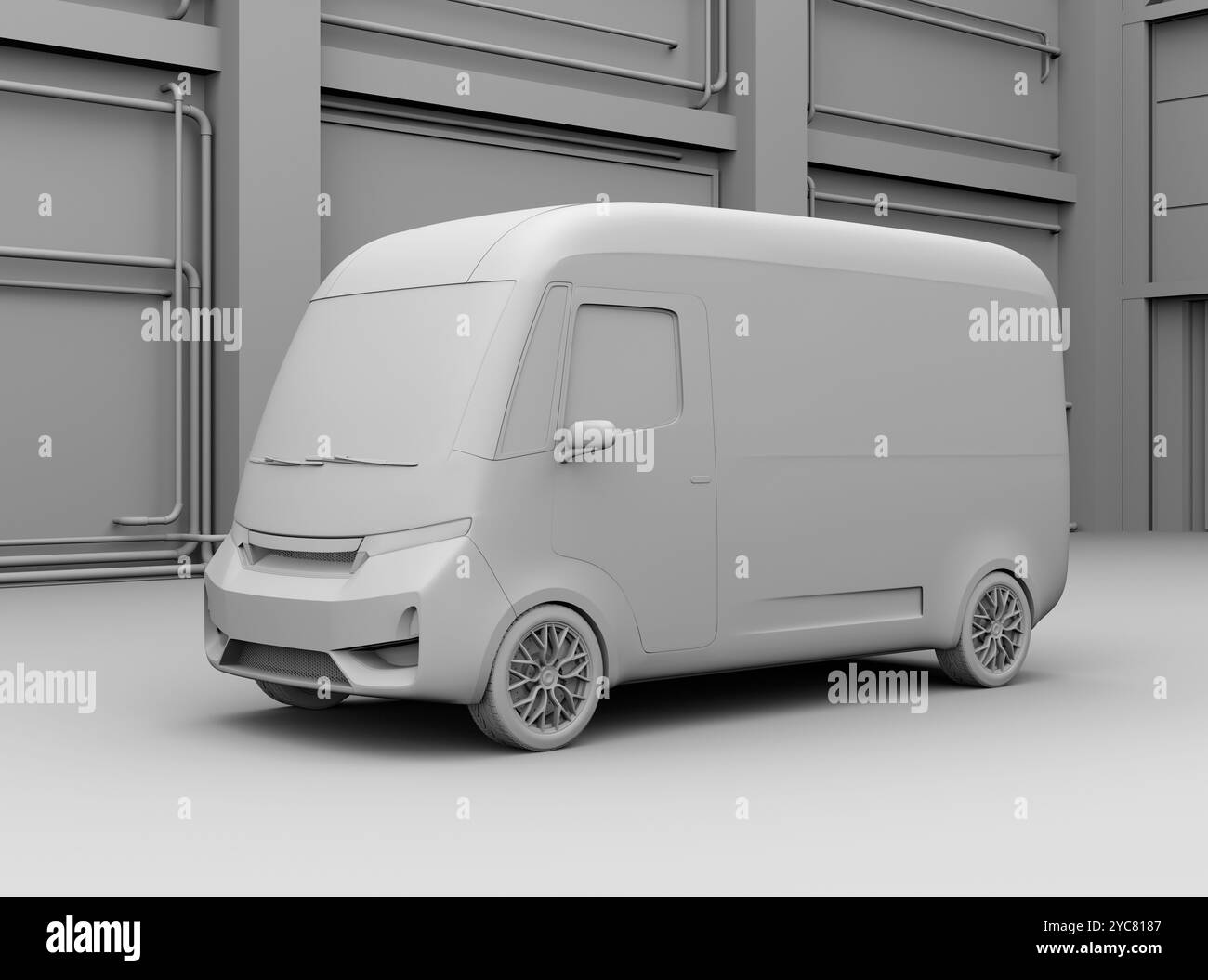 Warehouse building delivery van hi-res stock photography and images - Alamy