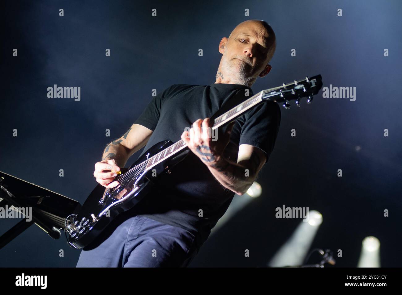 LONDON, ENGLAND: Moby performing at The O2 Arena. Featuring: Moby Where: London, United Kingdom ...