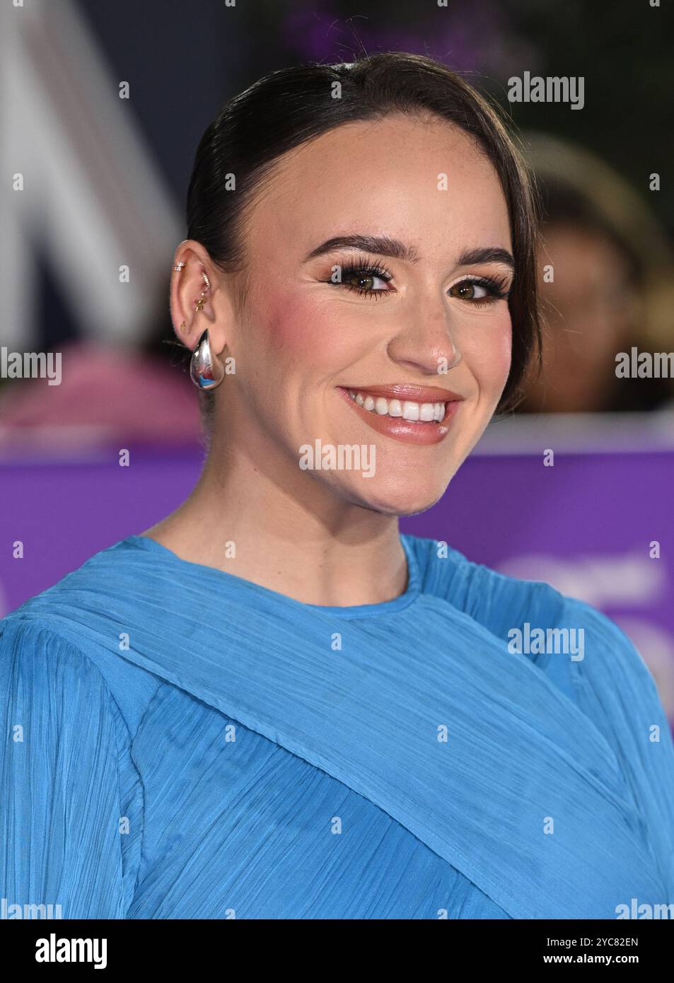 London, UK. October 21st, 2024. Ellie Leach arriving at the Pride of ...