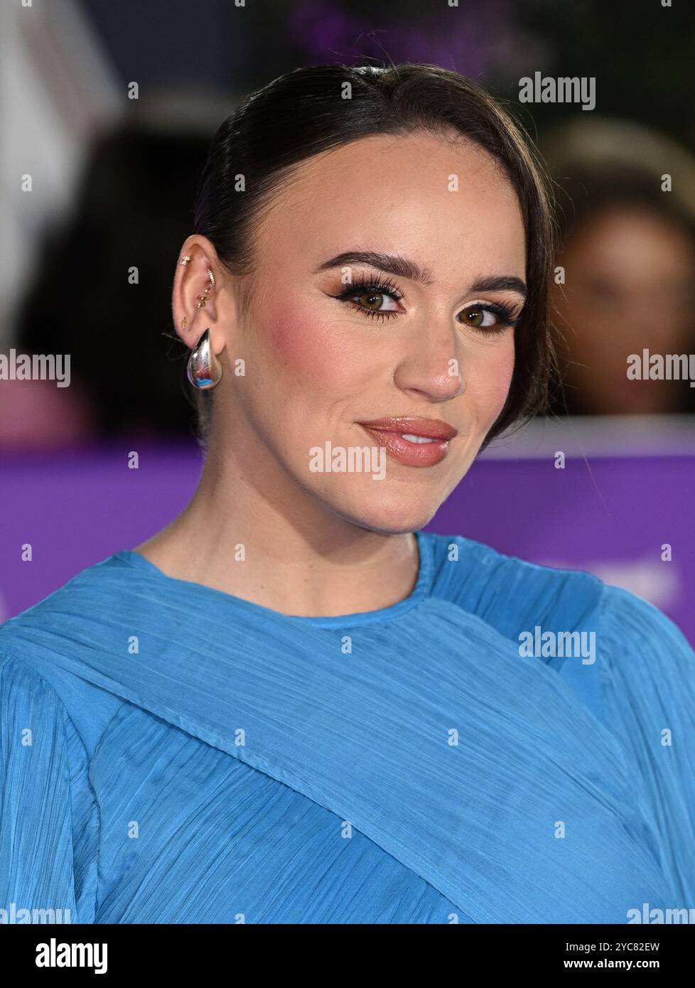 London, UK. October 21st, 2024. Ellie Leach arriving at the Pride of ...
