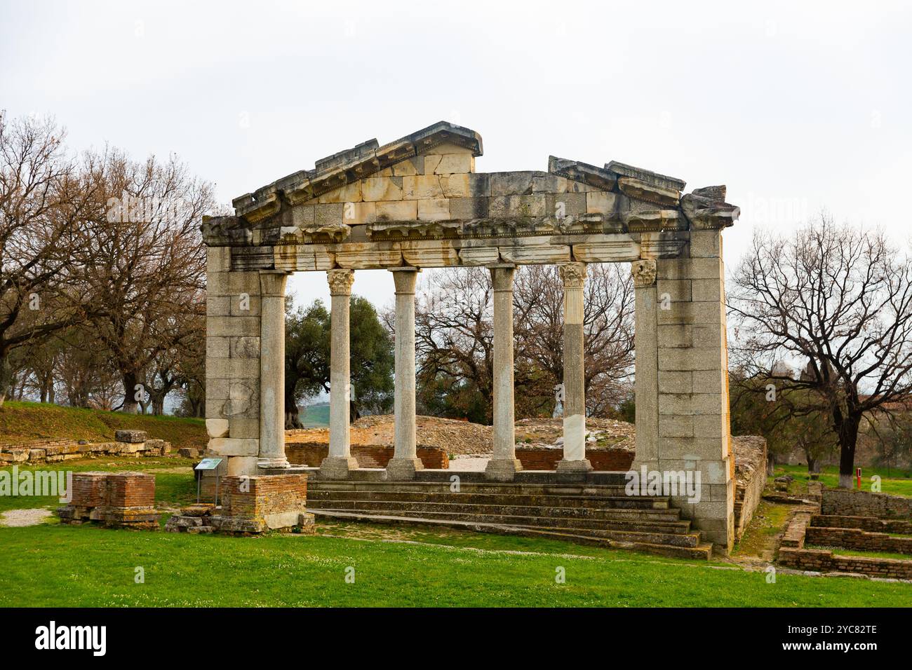 Bouleuterion (Monument of the Agonothets) in Museum of Apollonia ...