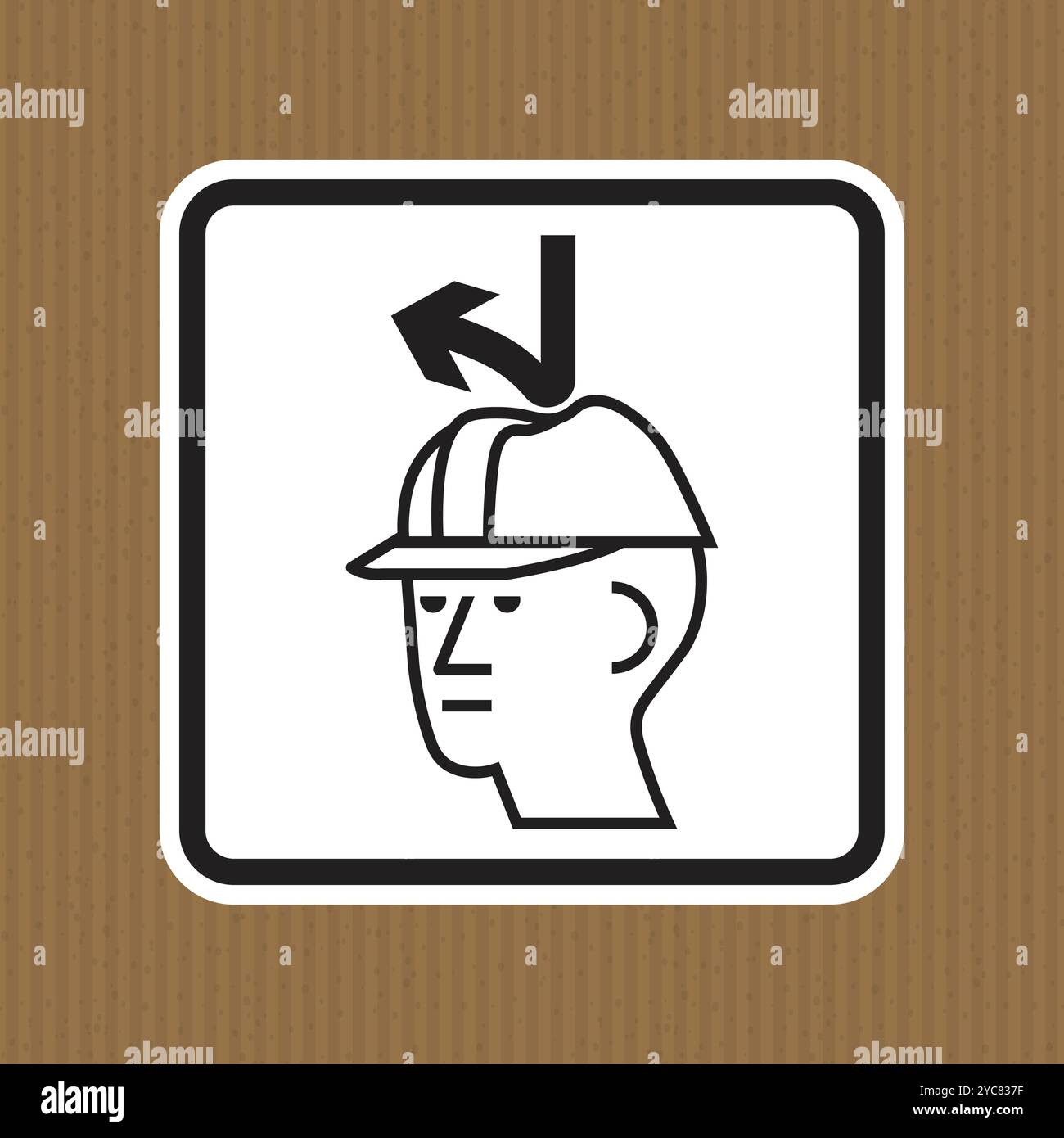 This graphic depicts a safety helmet symbol hi-res stock photography ...