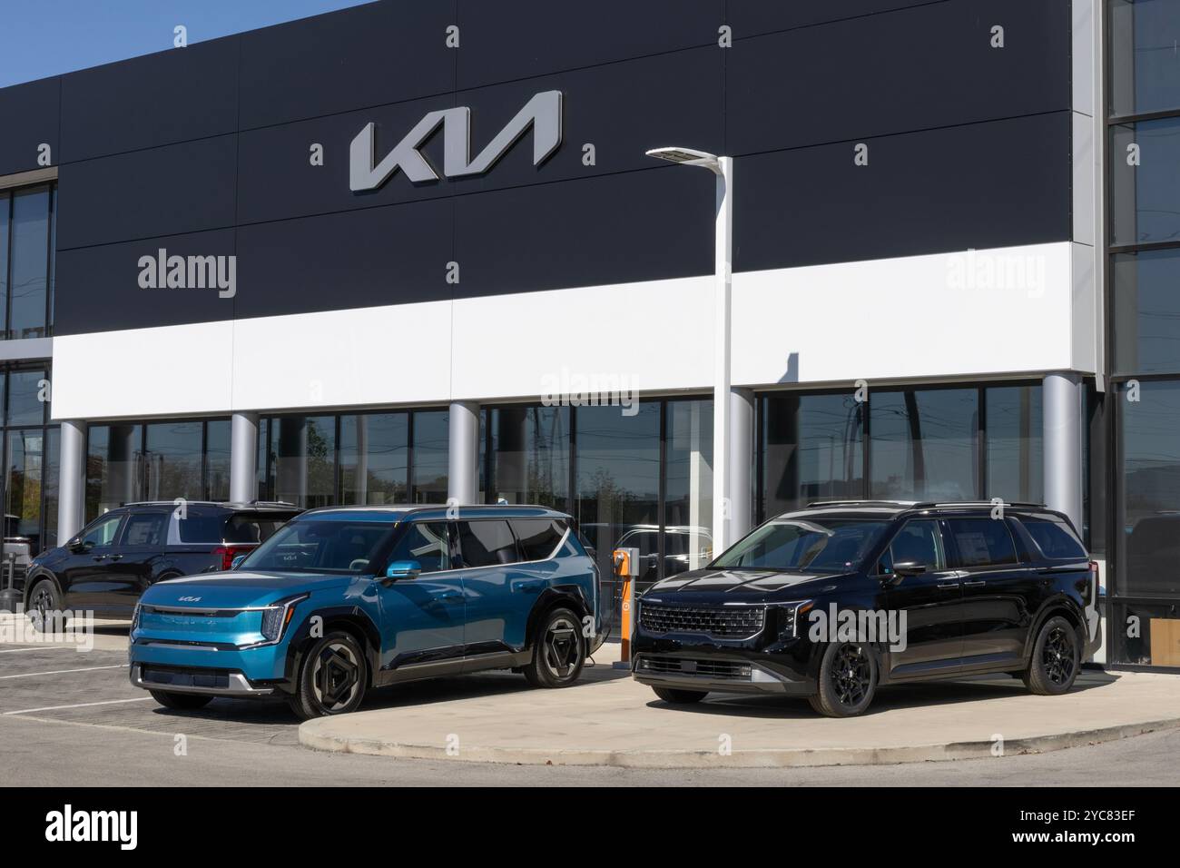 Indianapolis - October 20, 2024: Kia EV9 Land Electric Vehicle and ...