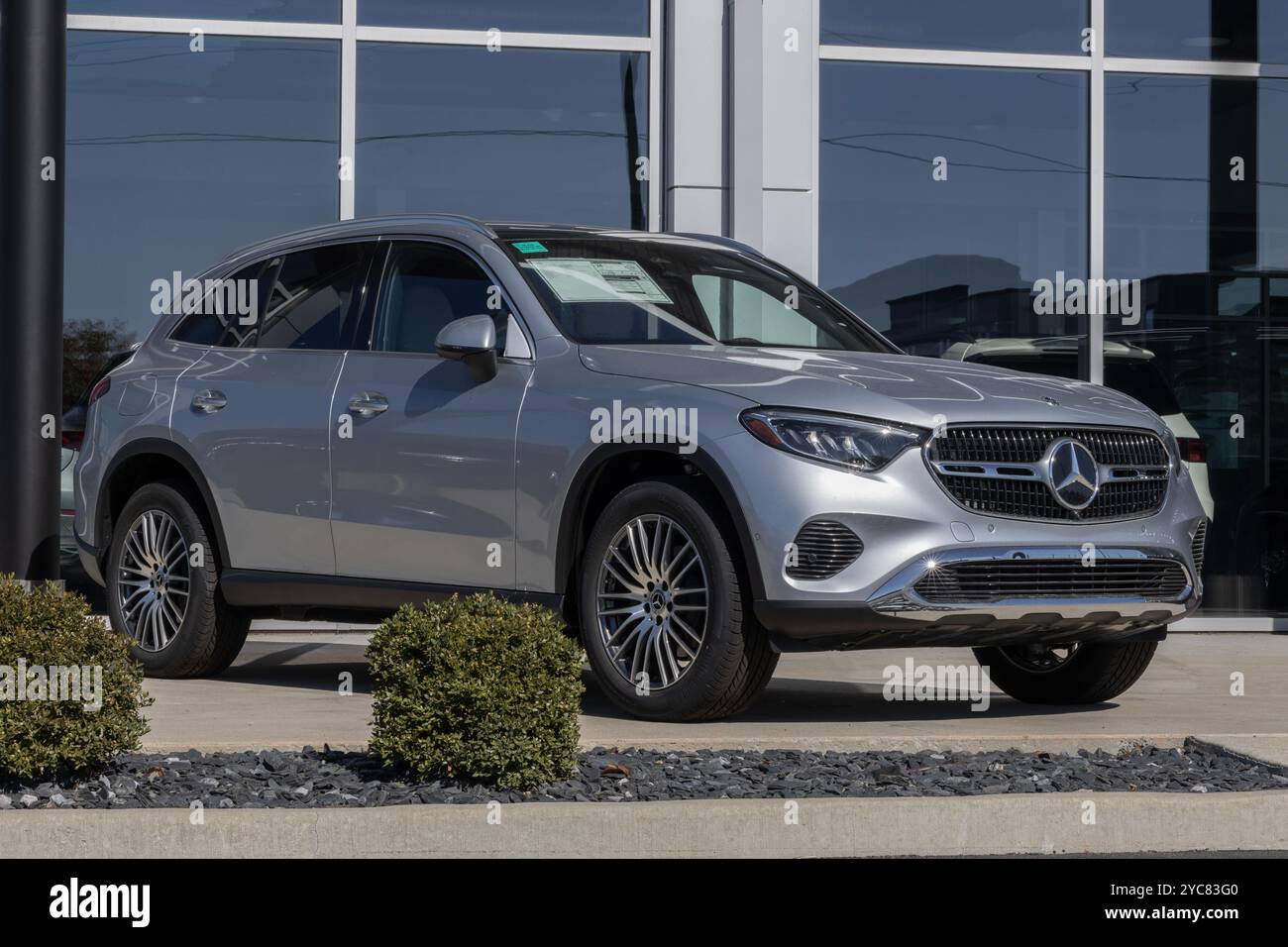 Indianapolis - October 20, 2024: Mercedes GLC 300 4MATIC SUV display ...