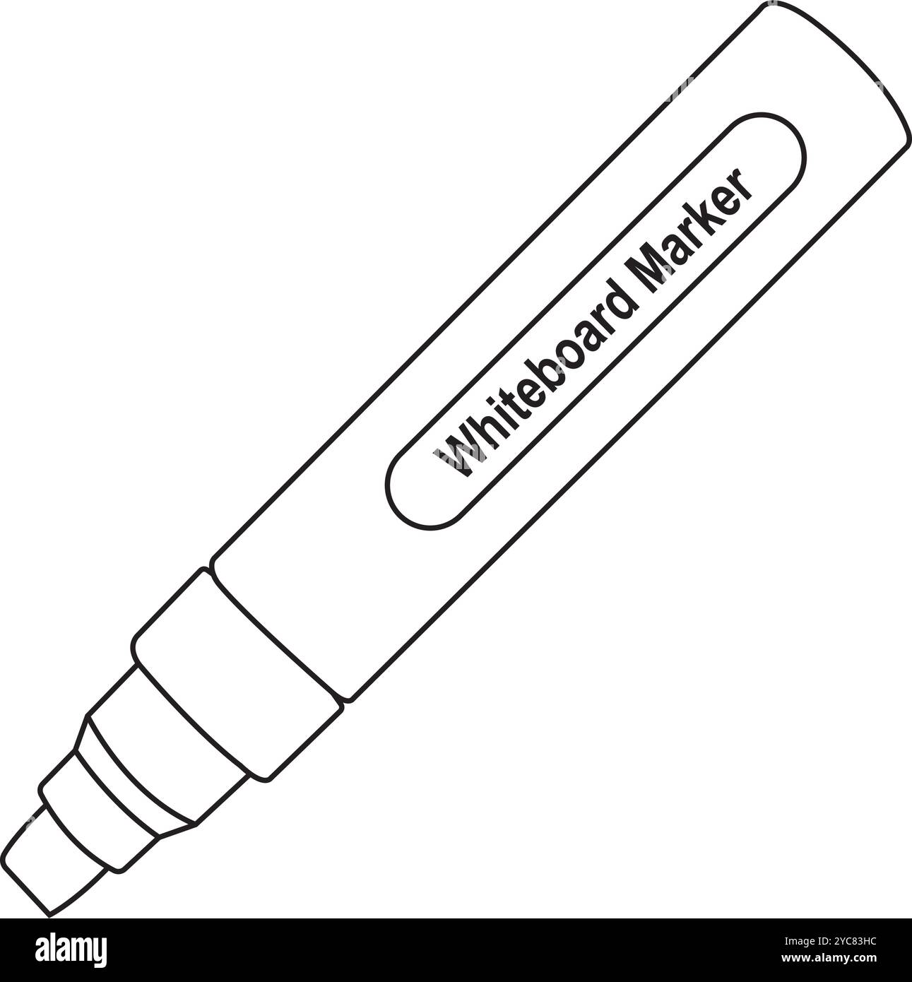 Vector set transparent highlighter Black and White Stock Photos ...