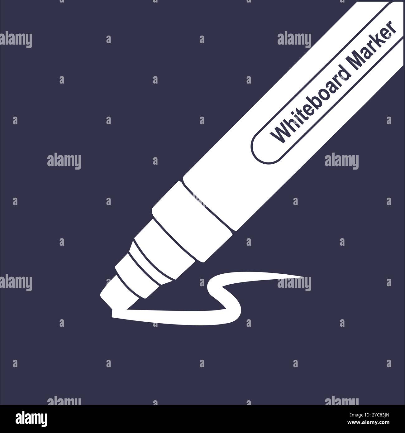 whiteboard marker icon vector illustration symbol design Stock Vector ...