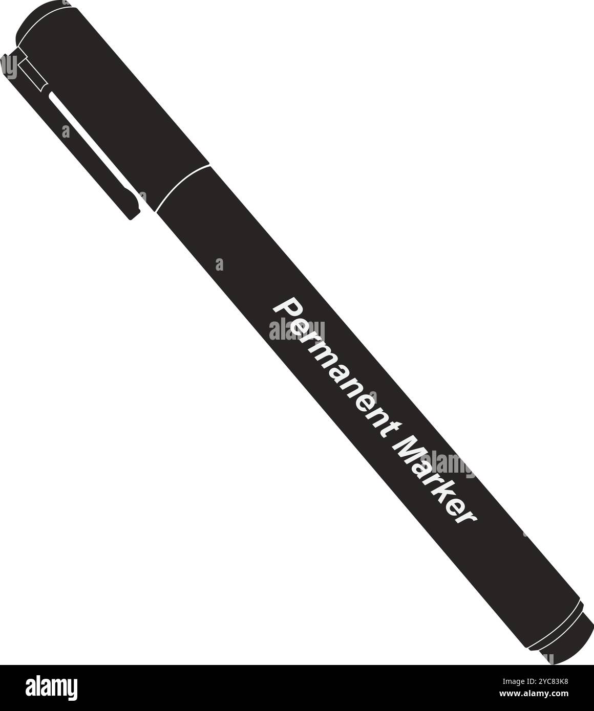 Permanent marker icon outline hi-res stock photography and images - Alamy