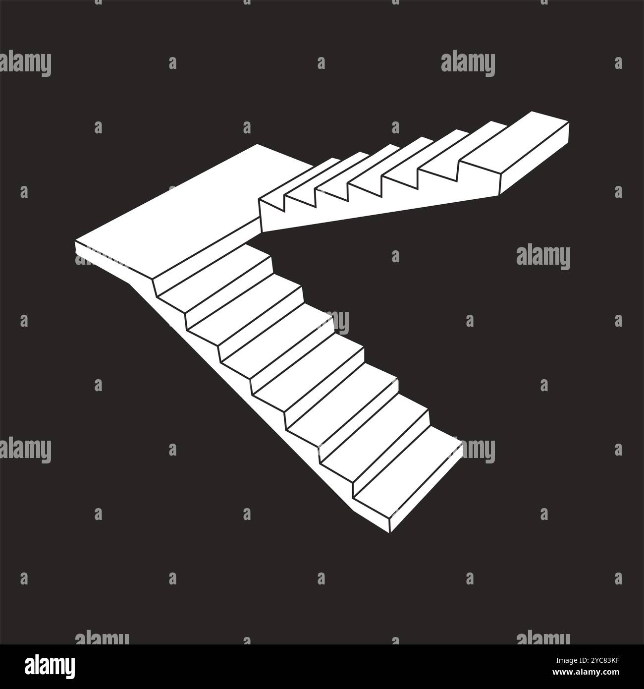 stair icon vector illustration symbol design Stock Vector Image & Art ...