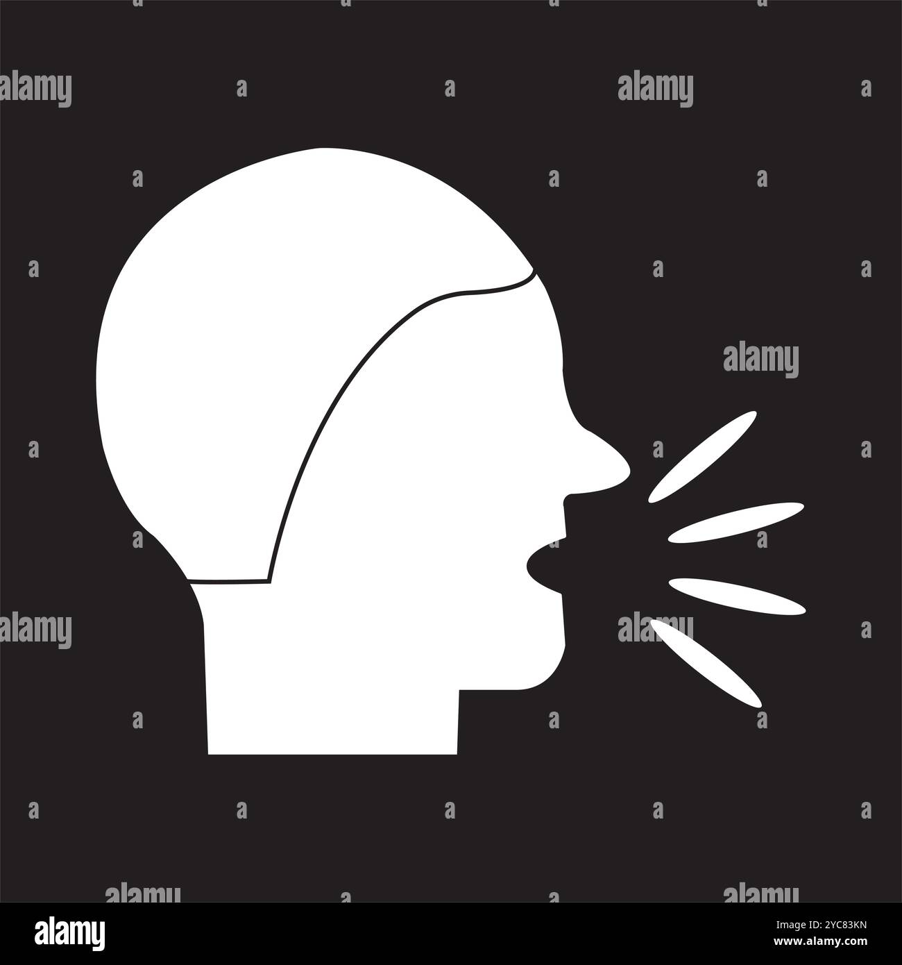 coughing person icon vector illustration design Stock Vector Image ...