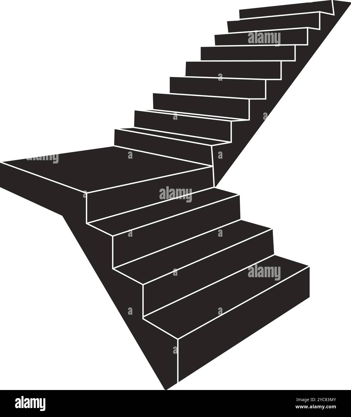 stair icon vector illustration symbol design Stock Vector Image & Art ...