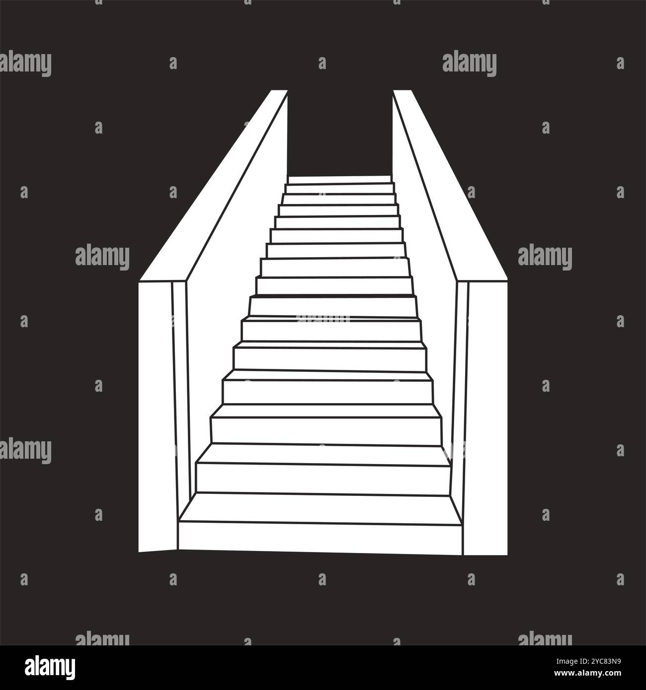 stair icon vector illustration symbol design Stock Vector Image & Art ...