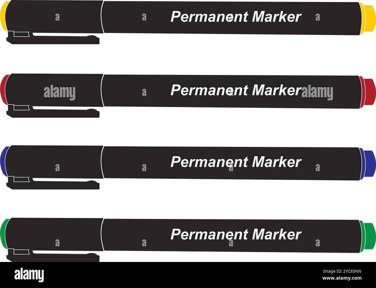 Permanent chisel tip marker isolated hi-res stock photography and ...