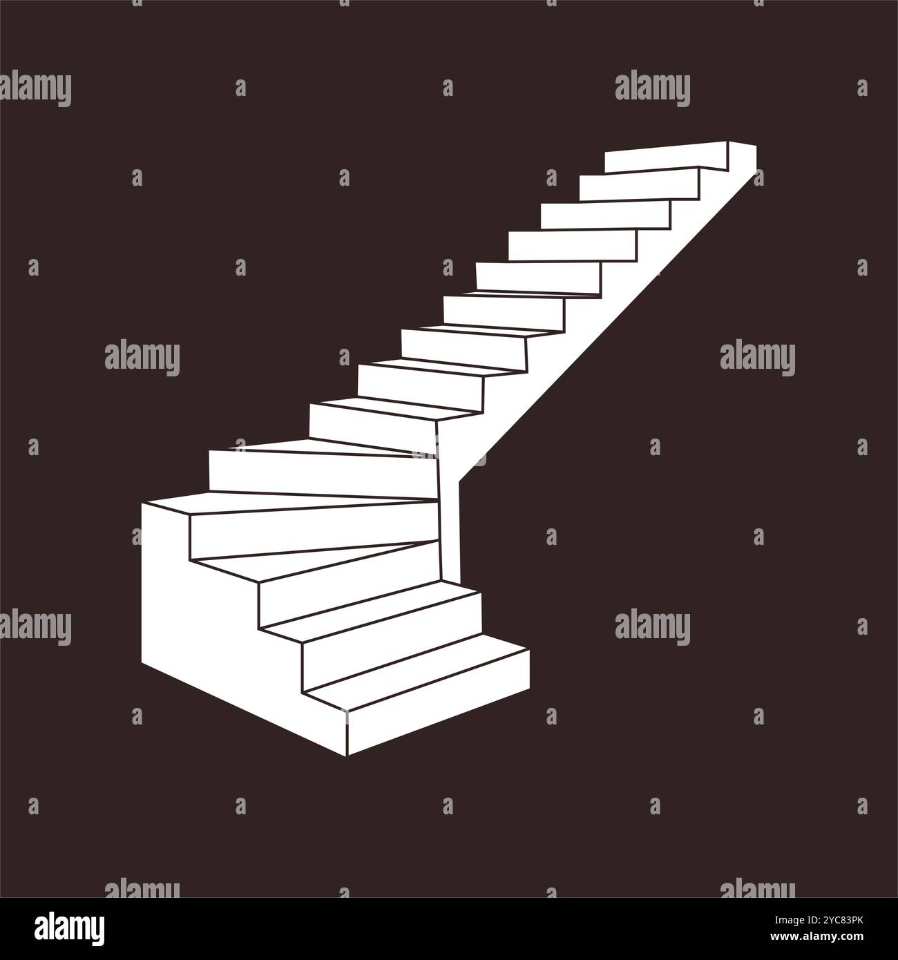 stair icon vector illustration symbol design Stock Vector Image & Art ...