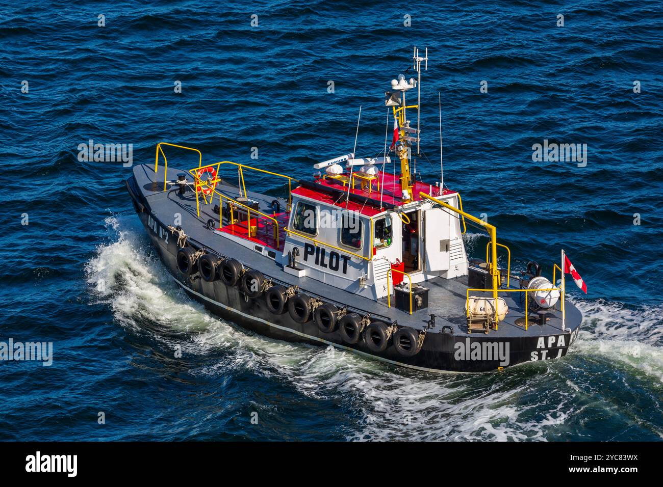 Pilot Boat, Corner Brooke, Newfoundland, Canada Stock Photo - Alamy