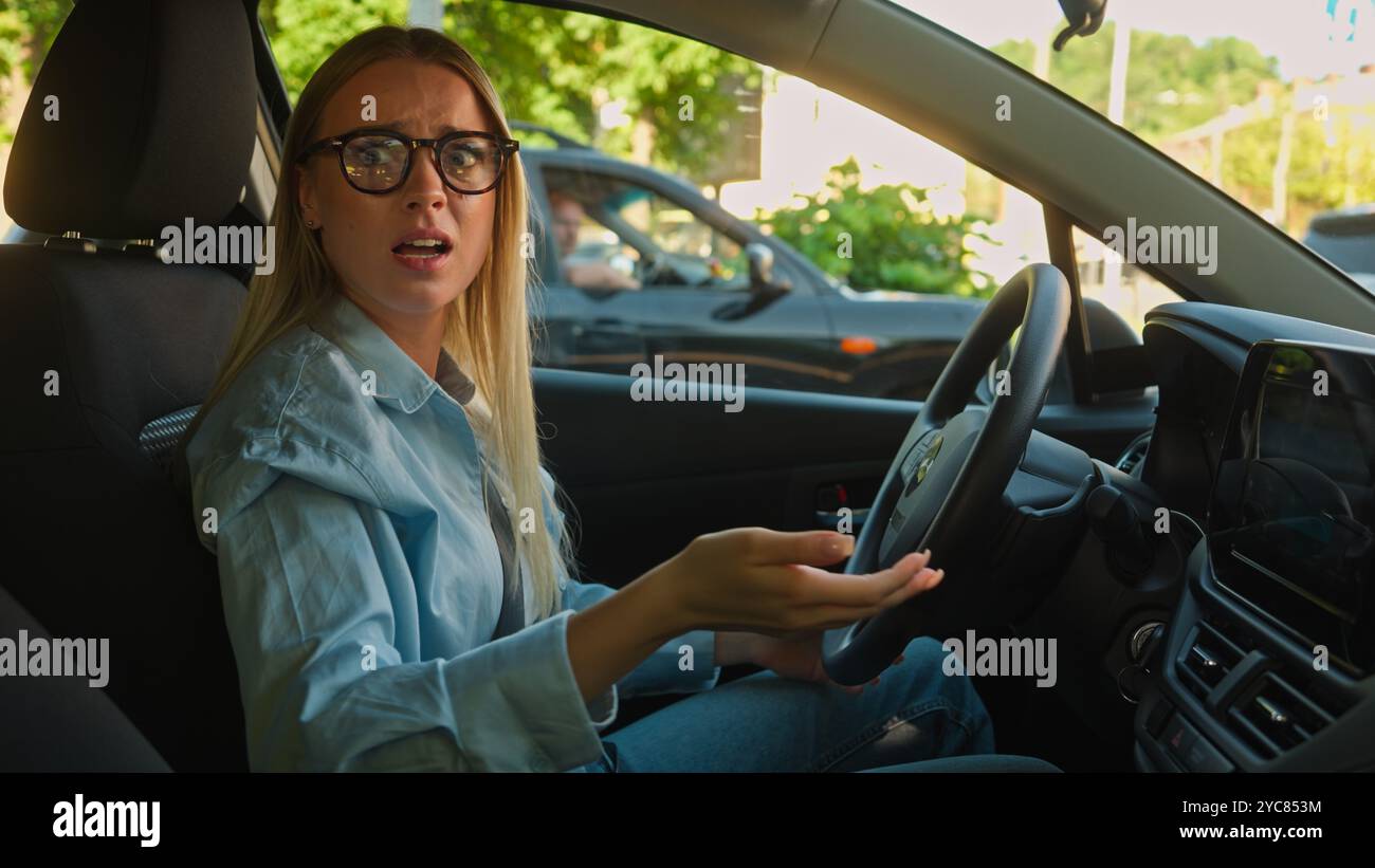 Woman female traffic transportation hi-res stock photography and images ...