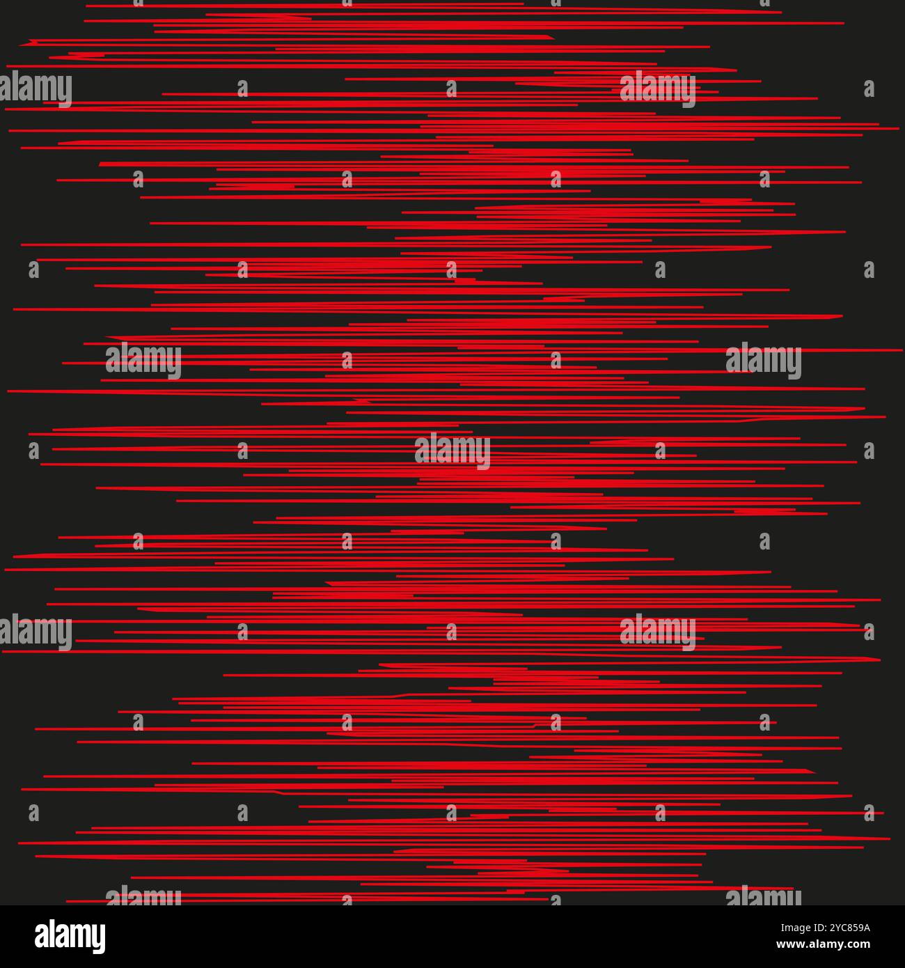 Red abstract lines. Dynamic movement design. Black background contrast ...