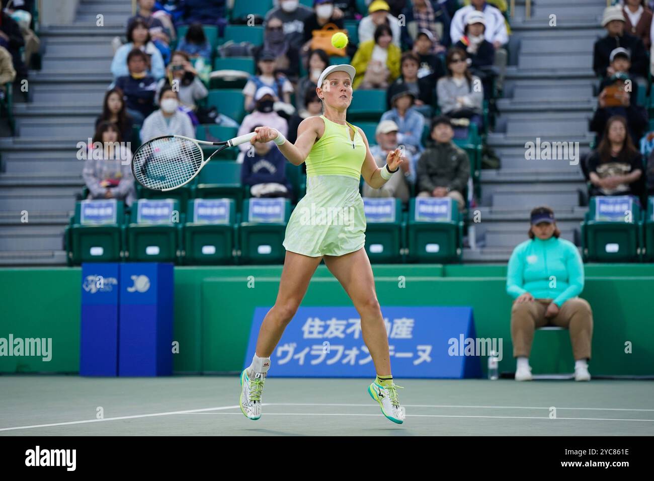 Suzan Lamens (NED), OCTOBER 20, 2024 - Tennis : Singles Final Match at Morita Tennis Center ...