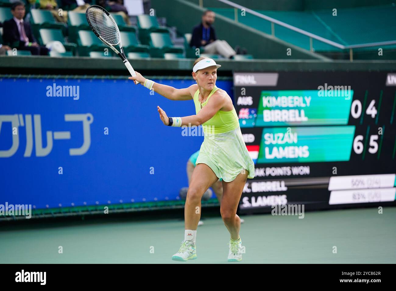 Suzan Lamens (NED), OCTOBER 20, 2024 - Tennis : Singles Final Match at Morita Tennis Center ...
