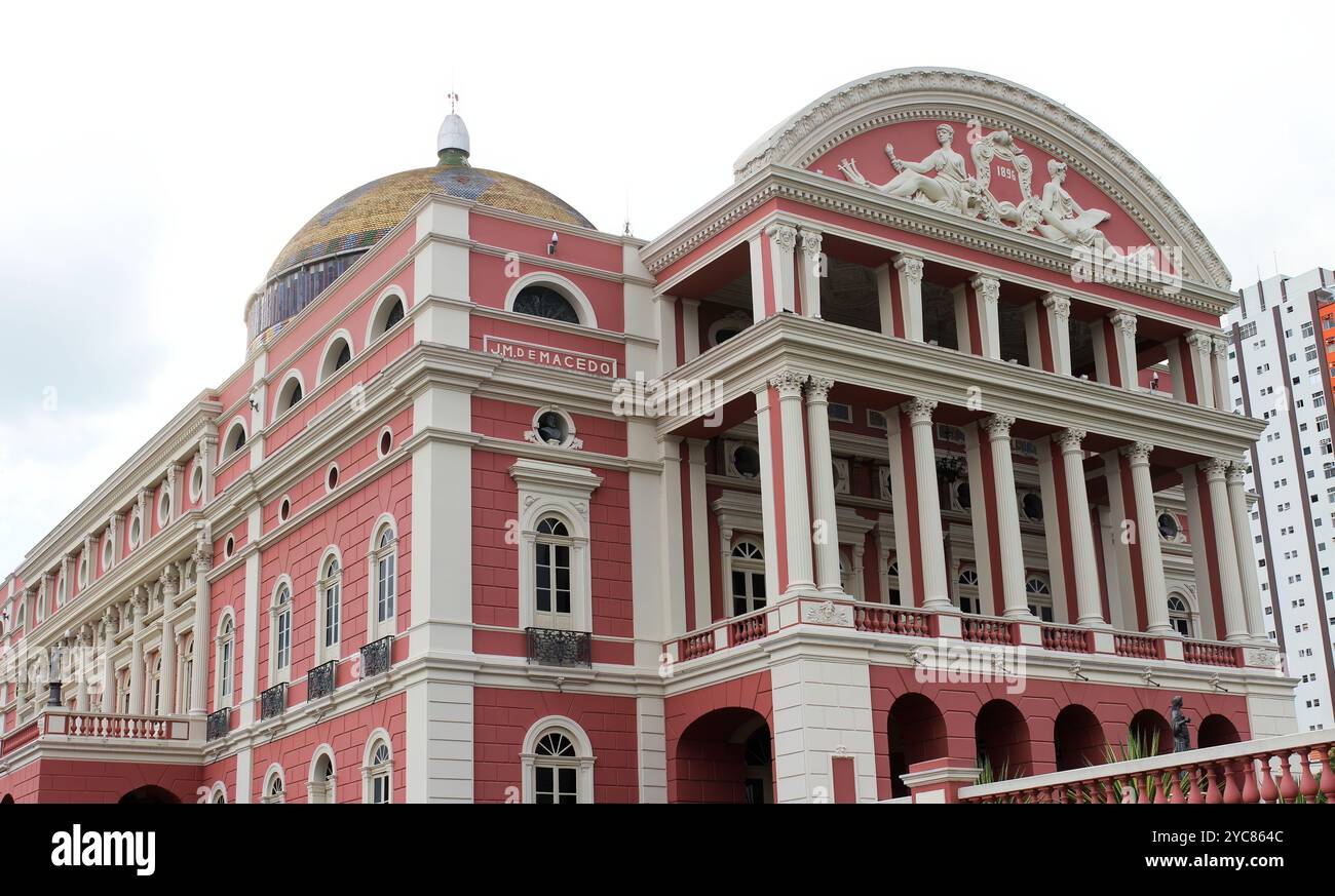 Teatro Amazonas, theater in the city of Manaus, capital of the state of ...