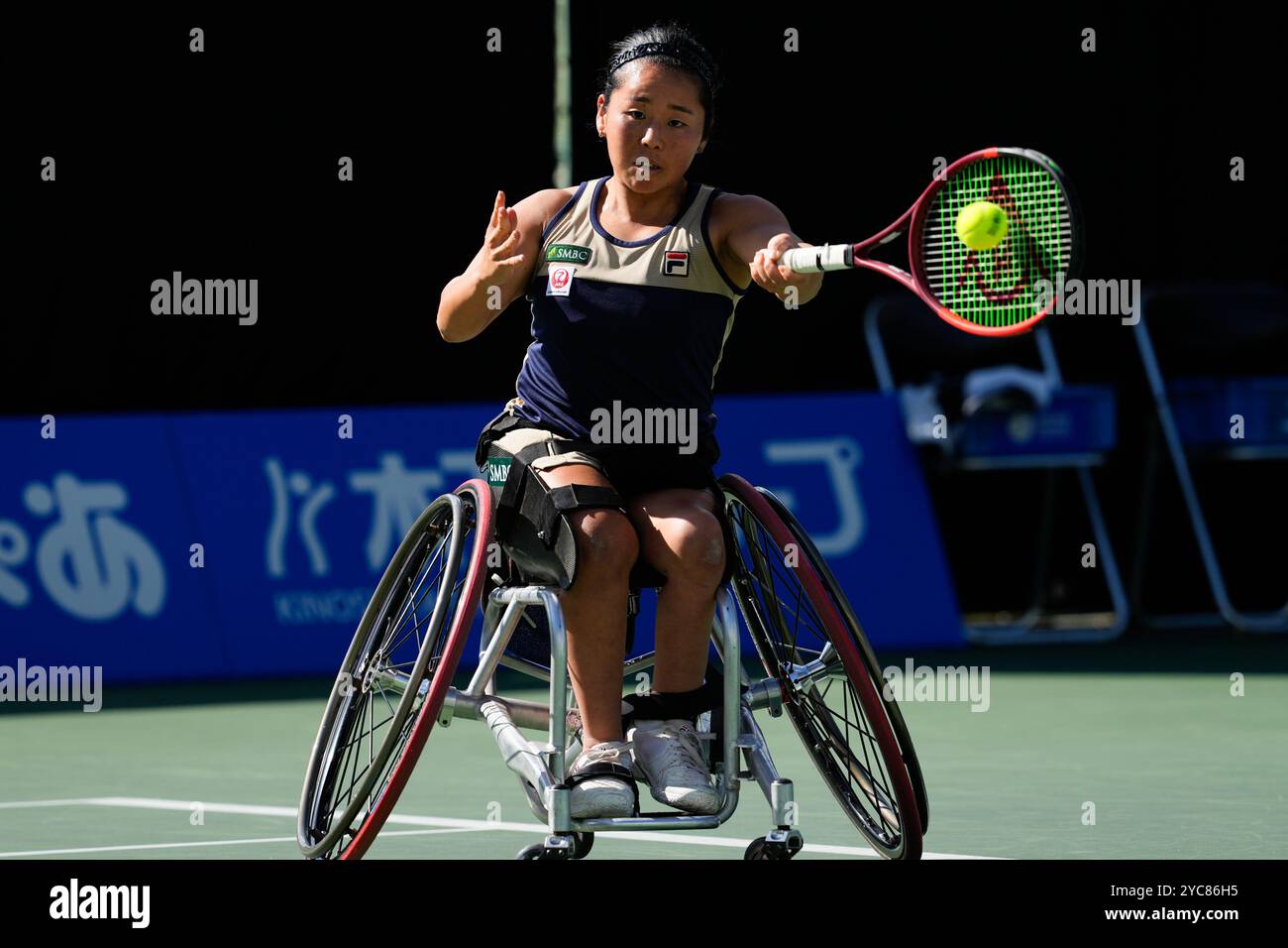 Osaka, Japan. 20th Oct, 2024. Yui Kamiji (JPN) Tennis : Singles Semifinal Match at Morita Tennis ...