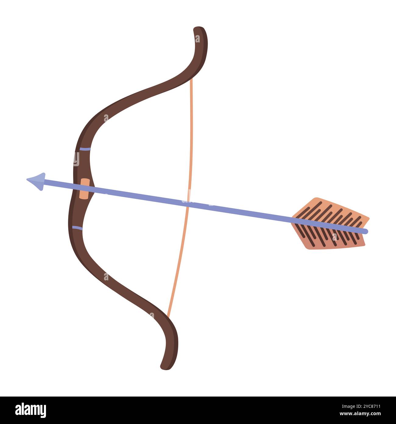 Bow and arrow shot Stock Vector Images - Alamy