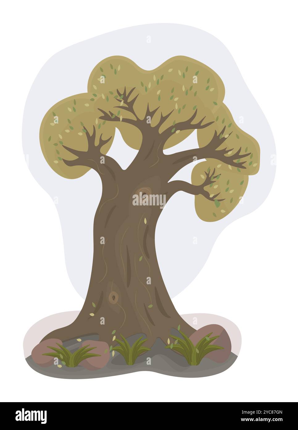 Fall foliage on old Stock Vector Images - Alamy