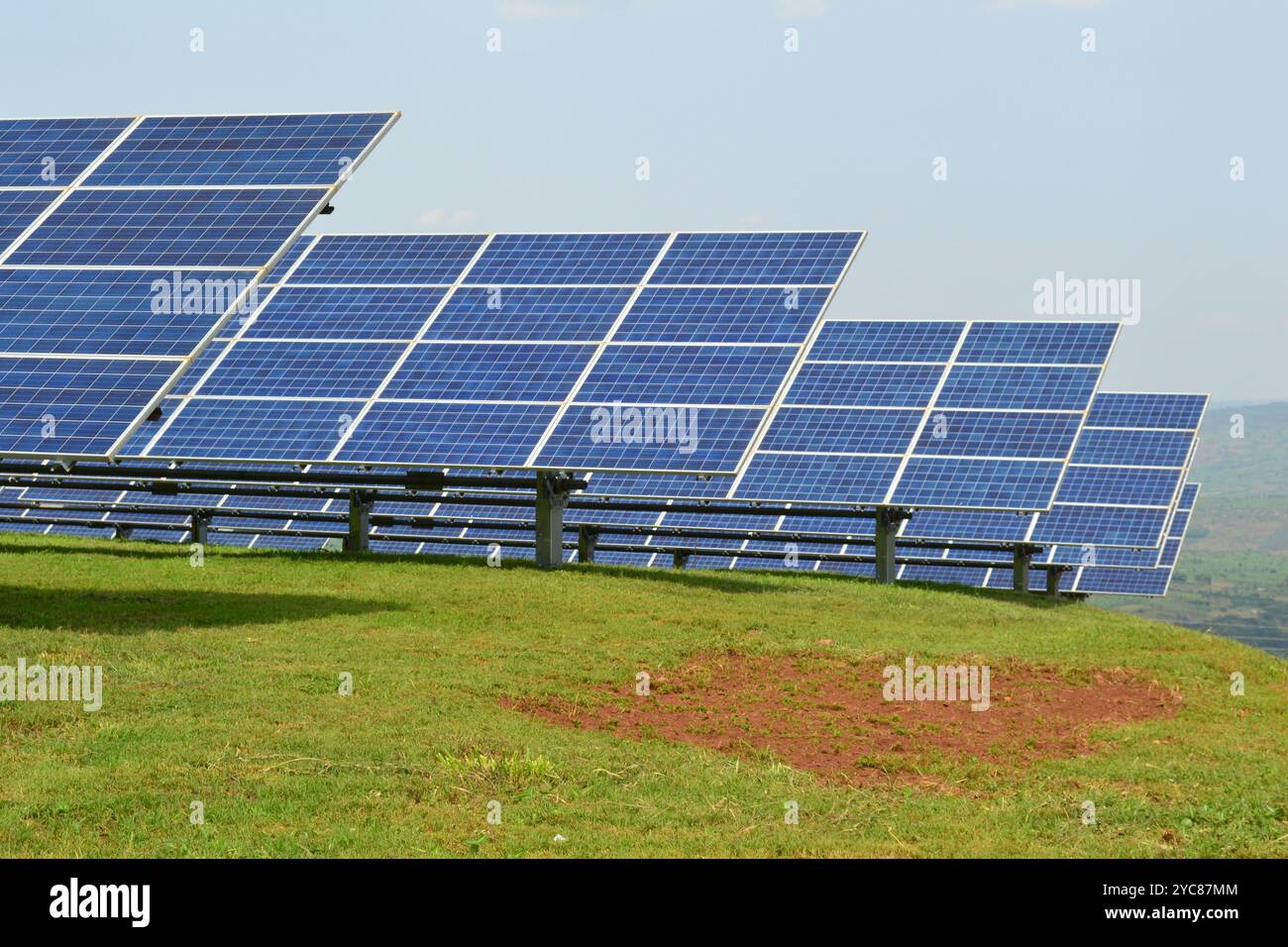 Rwanda Solar Energy Field 8.5 Megawatt (MW) solar field at the Agahozo ...