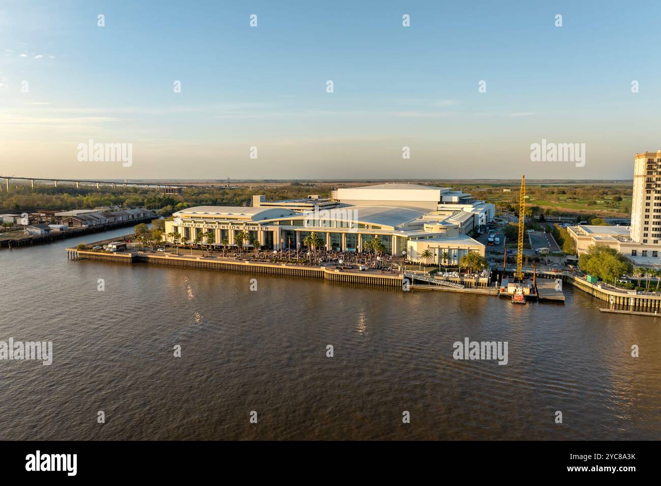 Savannah convention center in historical city Savannah in Georgia ...