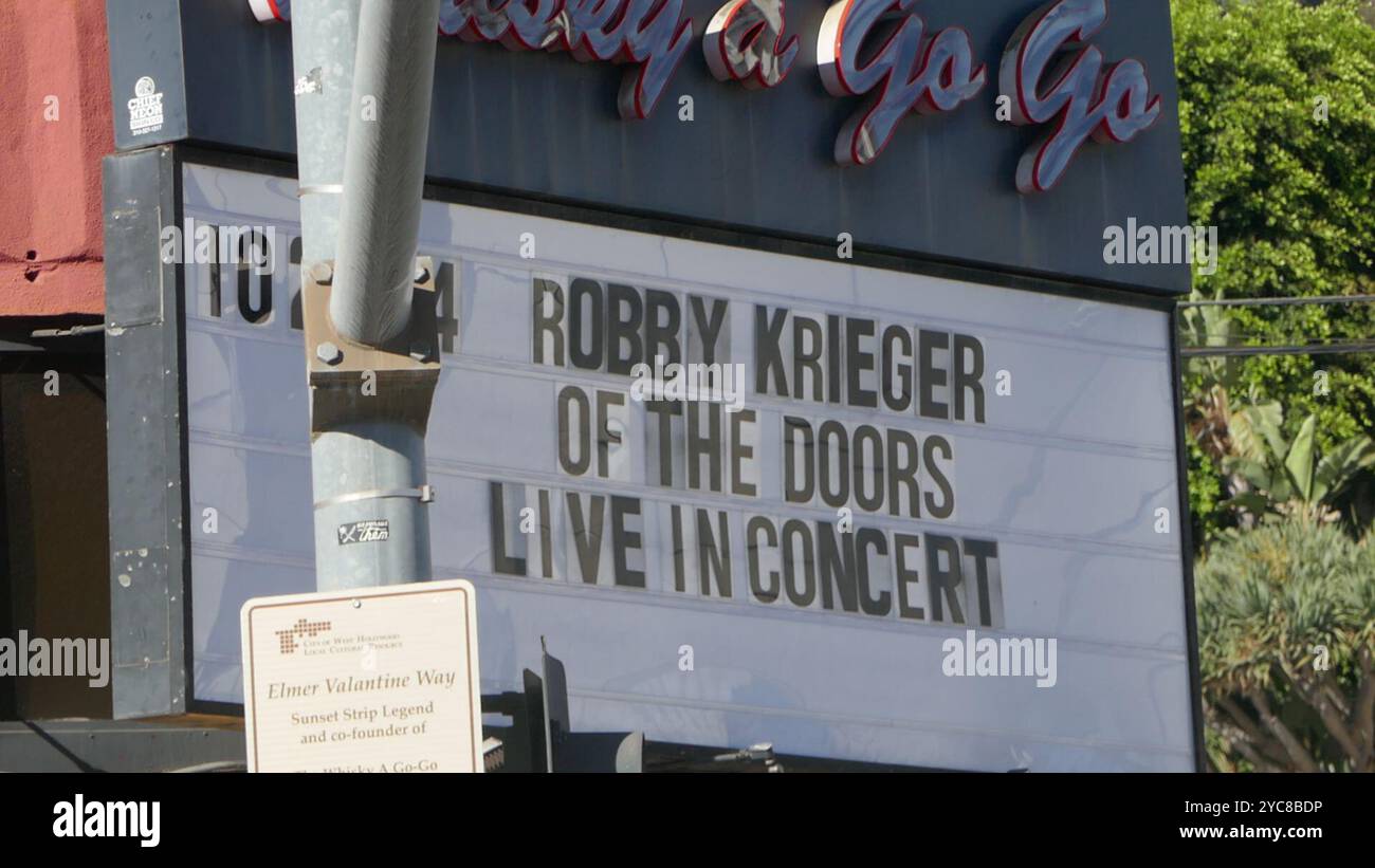 West Hollywood, California, USA 21st October 2024 Robby Krieger of the ...