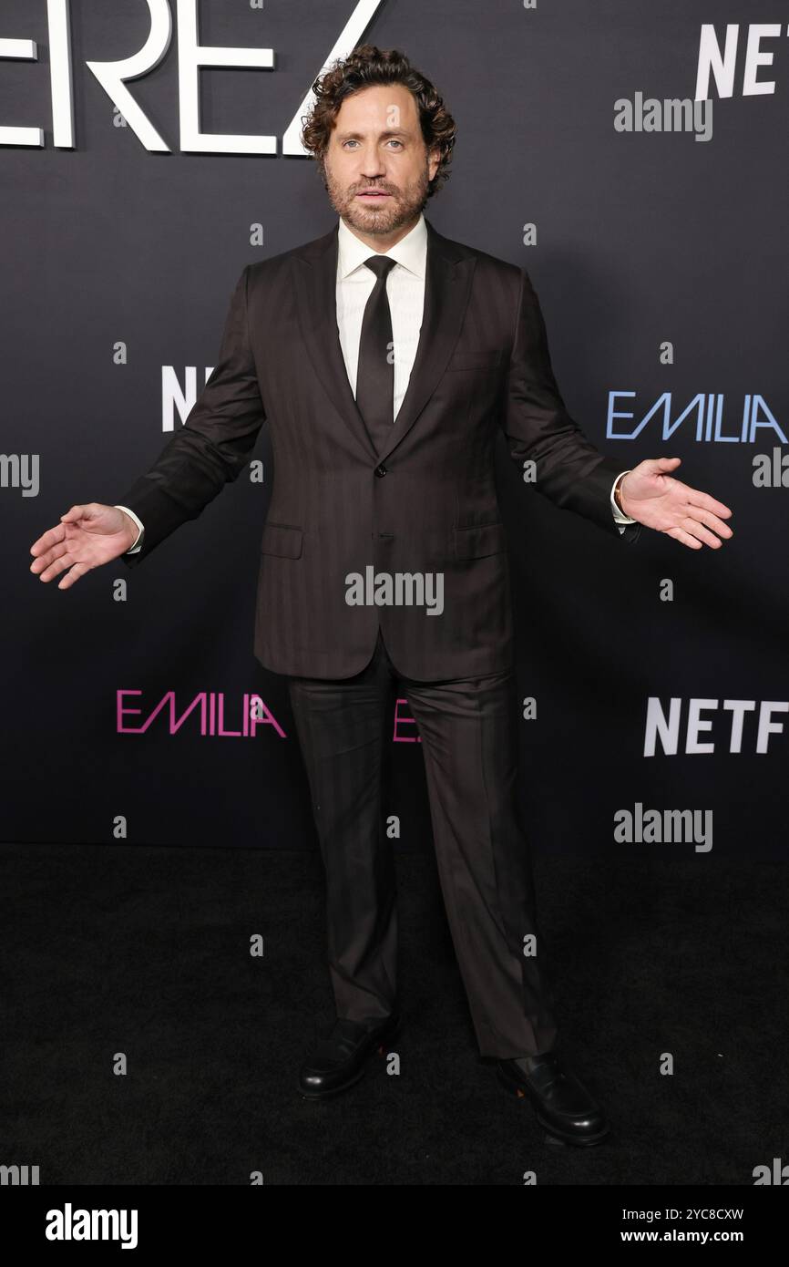 Los Angeles, Ca. 21st Oct, 2024. Edgar Ramirez at the Netflix LA ...