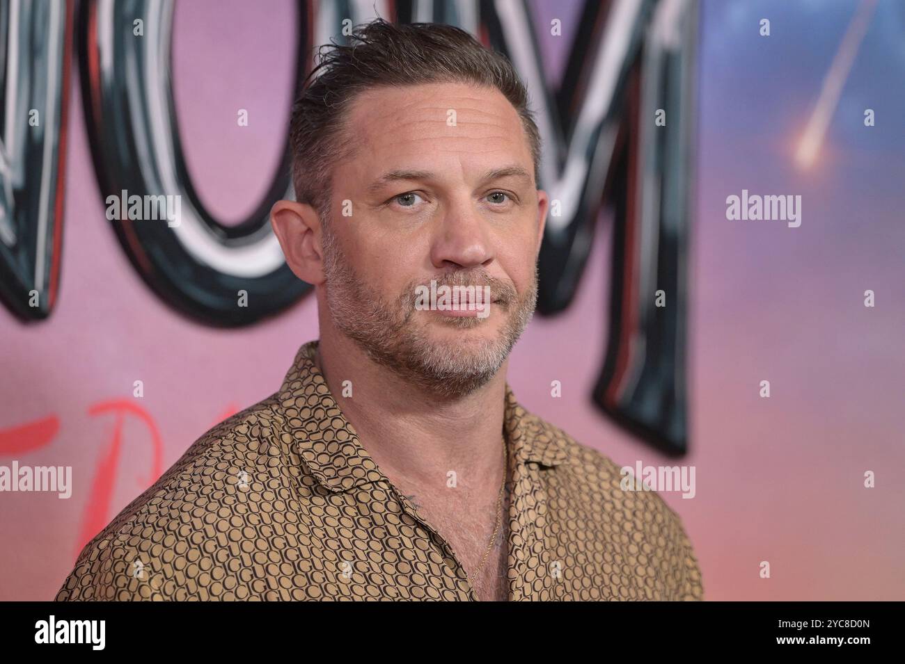 New York, USA. 21st Oct, 2024. Actor Tom Hardy attends the 'Venom: The ...