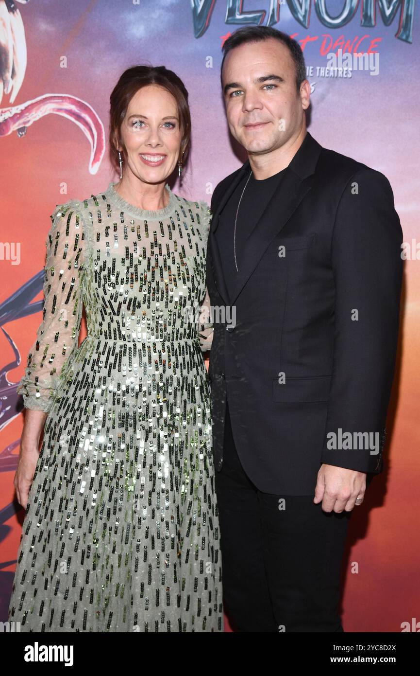 New York, USA. 21st Oct, 2024. (L-R) Director Kelly Marcel and singer ...